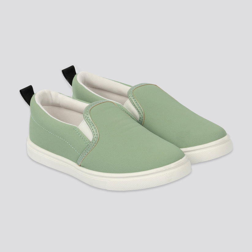 Girls Slip-On Sneakers _ 161487 _ Sage from REFINERY – Refinery