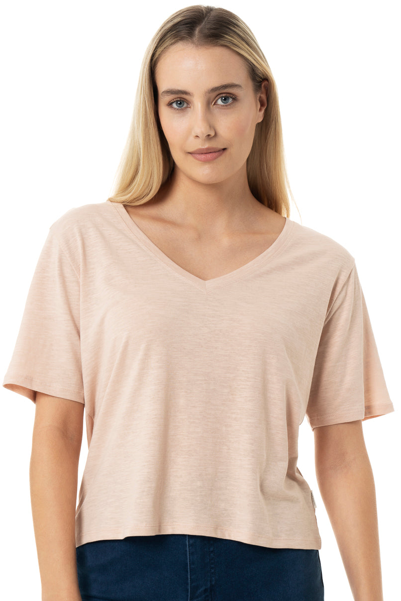Boxy T-Shirt _ 150054 _ Rose from REFINERY – Refinery