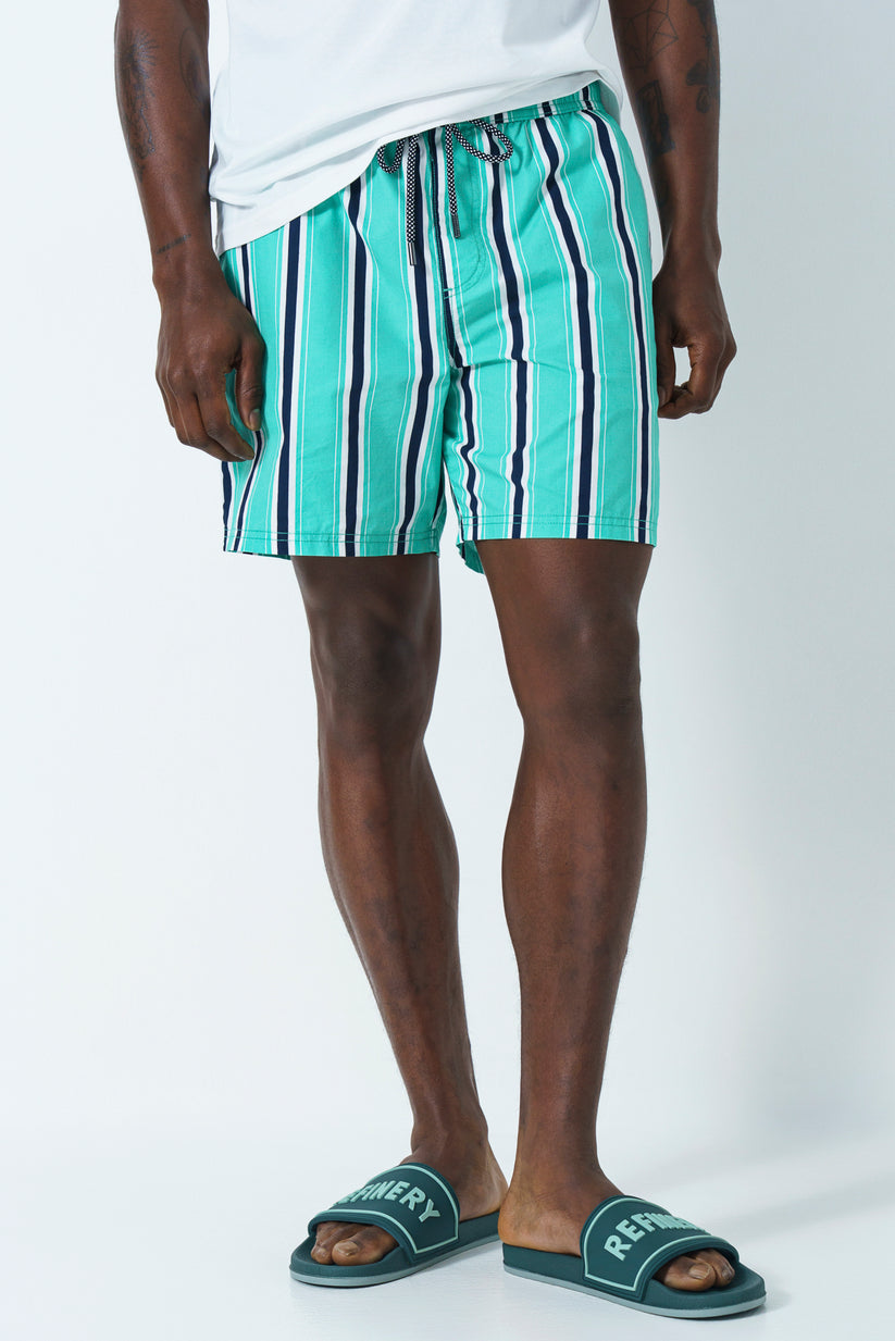 Stripe Pool Shorts from REFINERY – Refinery