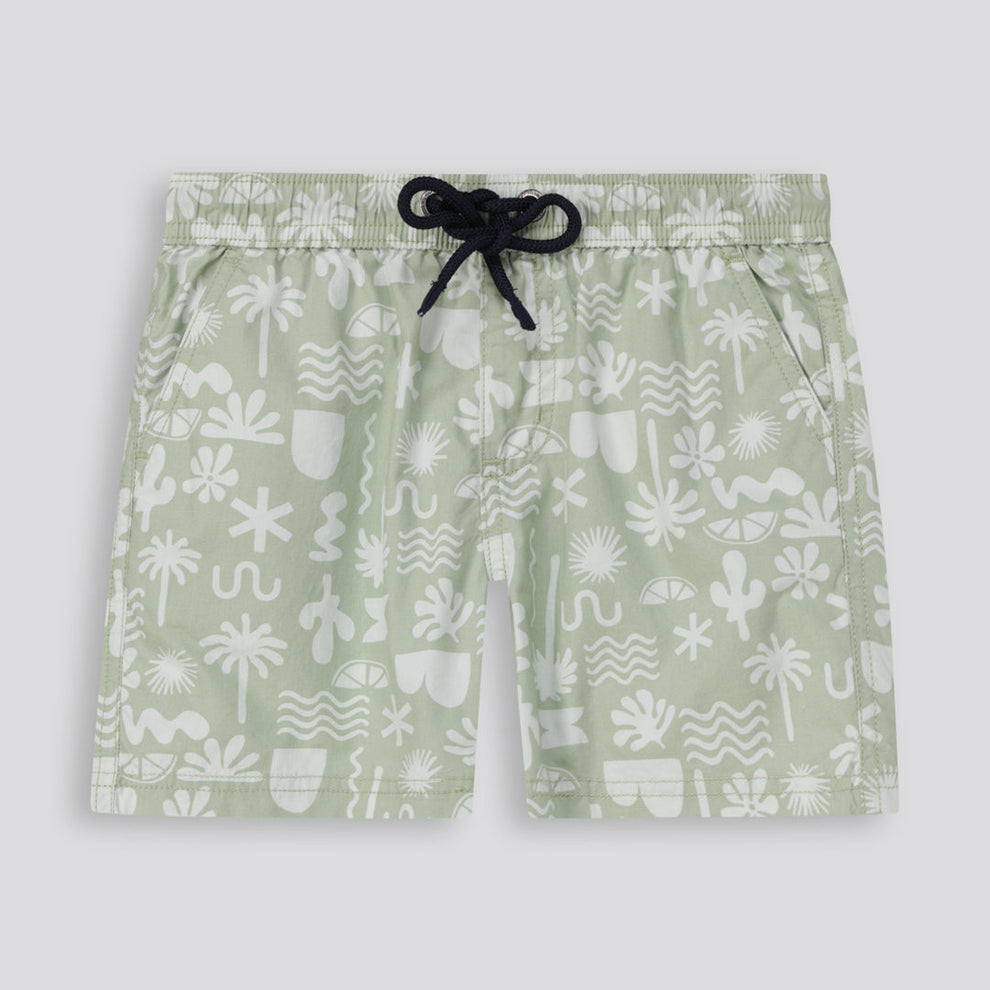 Boys Pool Short - Sage from Refinery