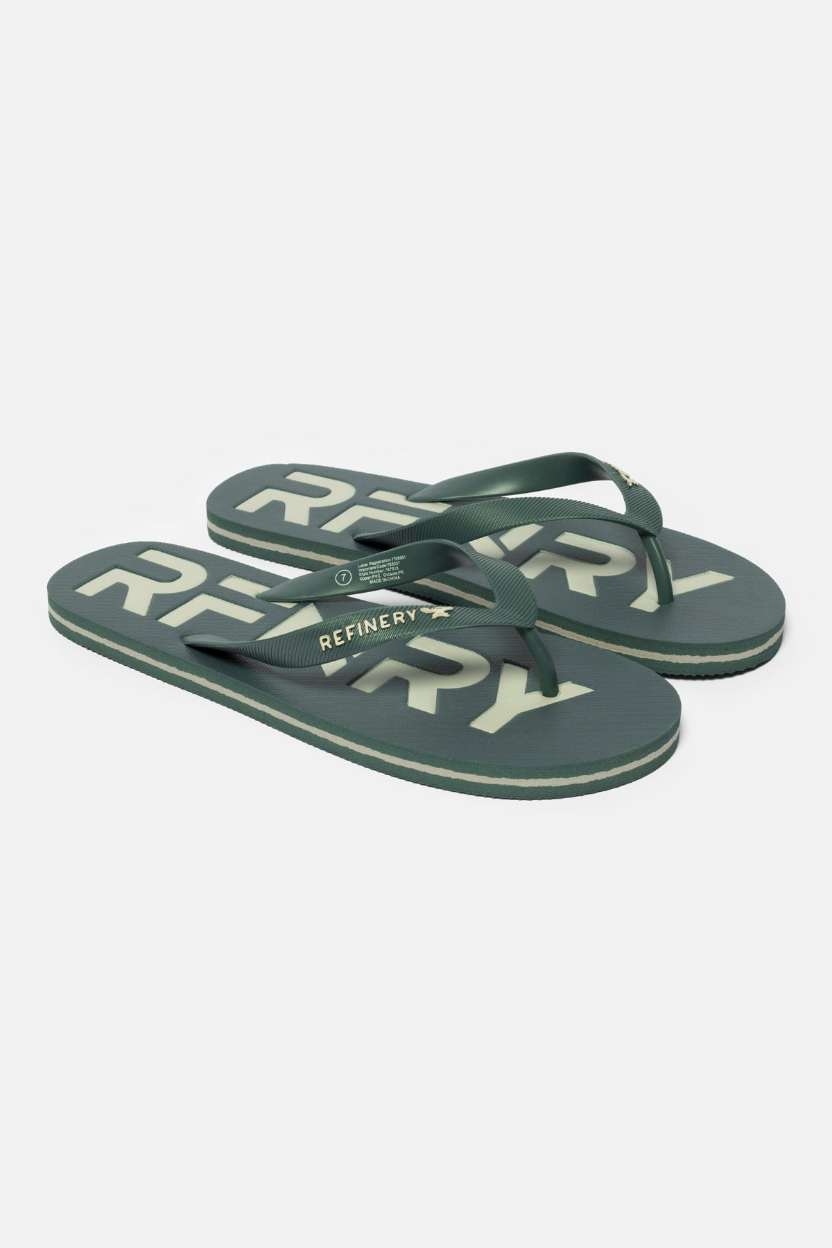 Branded Flip Flops from REFINERY – Refinery