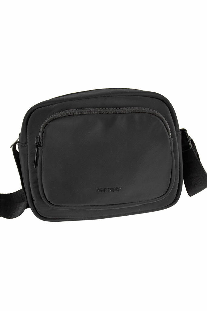 Crossbody Sling Bag _ 138339 _ Black from REFINERY